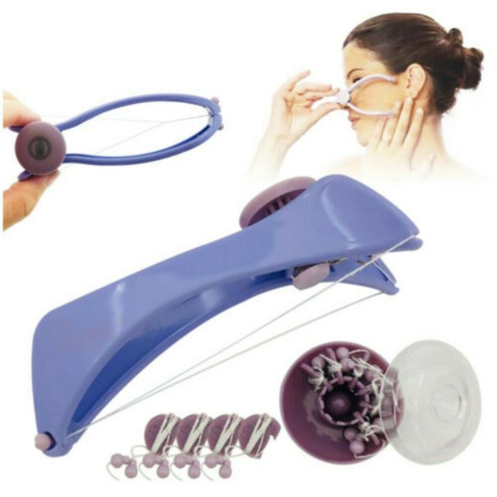 Eyebrow Face and Body Hair Threading and Removal System with 5 pre-cut ...