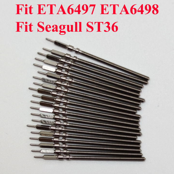 Watch Stem Stainless Steel Spare Parts fit ETA 6497 6498 Seagull ST36 ...