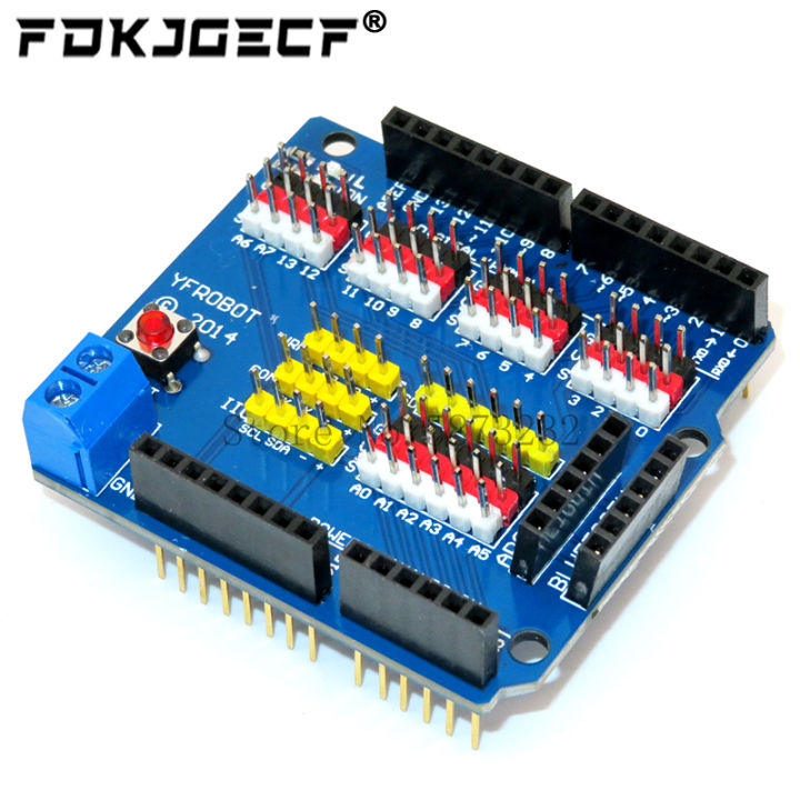 V5 Sensor Shield Expansion Board Shield For Arduino UNO R3 V5.0 Electronic Module Sensor Shield ...