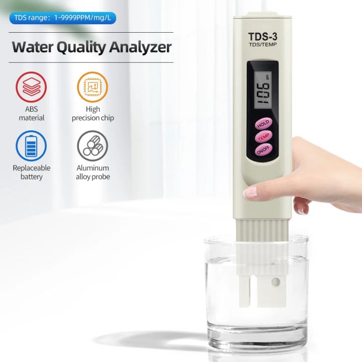 Digital TDS Meter Water Tester PPM Water Quality Pen Measuring Range 0 ...
