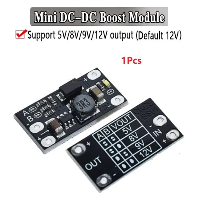 Mini DC-DC Boost step up Converter board module 3.7v to 12v 9v 8v 5v ...