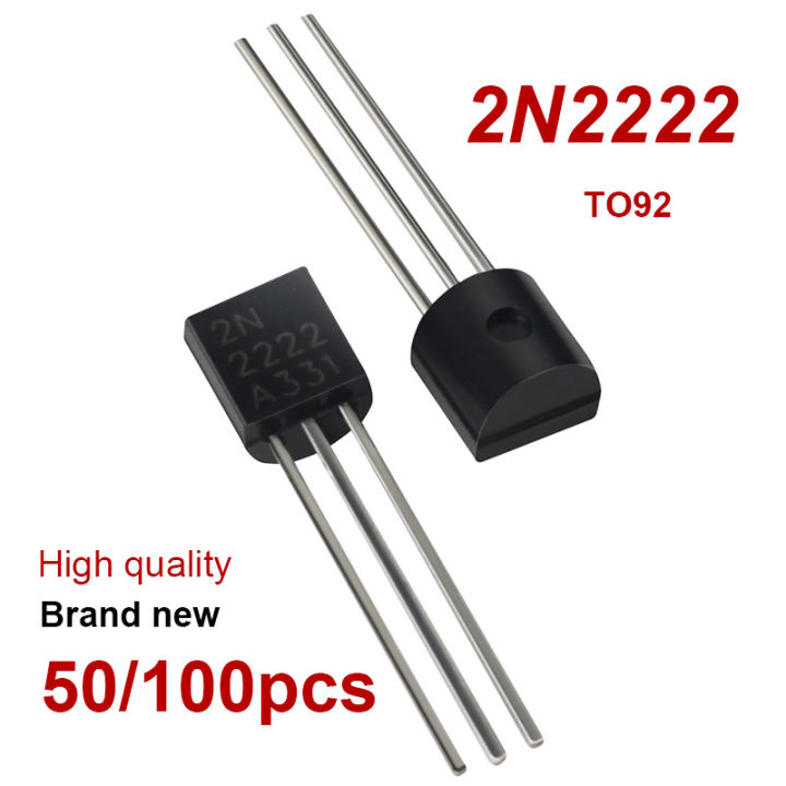 50/100PCS Transistor Kit 2N2222 TO92 NPN 30v 800MA Transistors ...