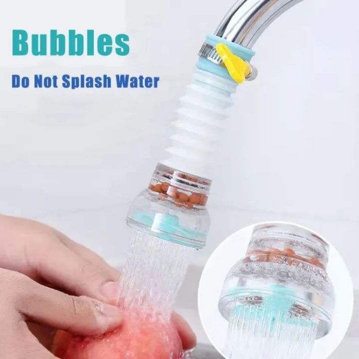 Plastic Fan Kitchen Shower Splash Fan Faucet Water saving Filter Shower ...