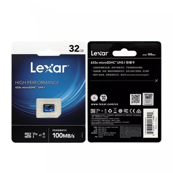 Lexar Micro SD Card 32GB Memory Class10 TF Flash Card | Daraz.lk