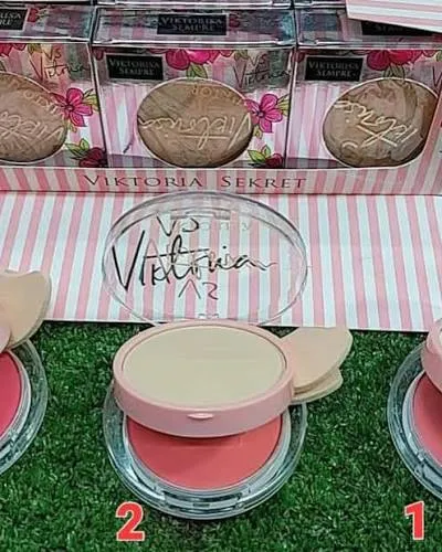 Victoria's Secret 2in1 Face powder + BLUSH with makeup puff 3 settings ...