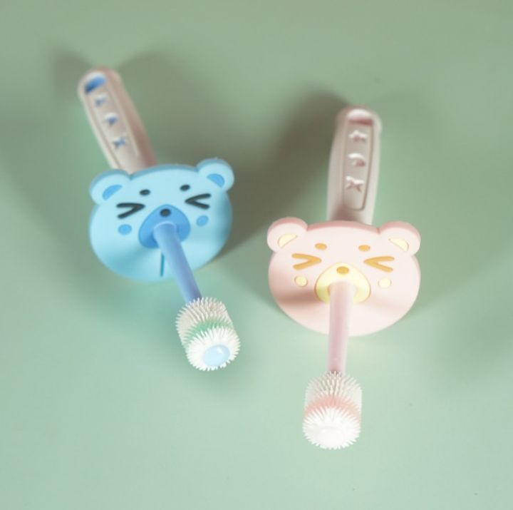 Bear toothbrush 360 degree silicone | Shop.com.mm