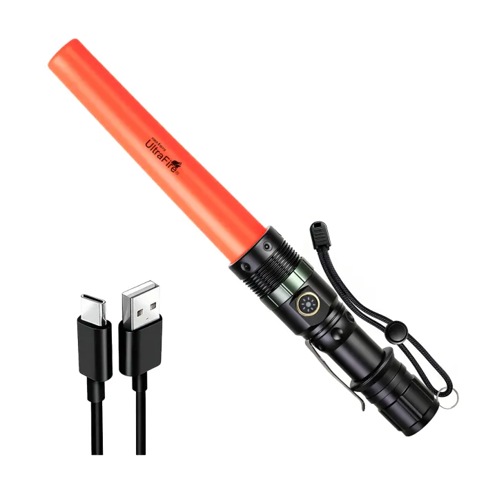 UltraFire UF-303X 11-Inch Traffic Control Wand USB C Rechargeable ...