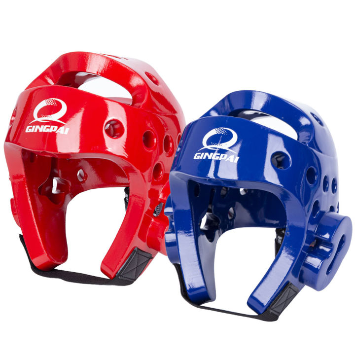 Taekwondo helmet Sanda kick Boxing Head Guard Headgear Protector ...