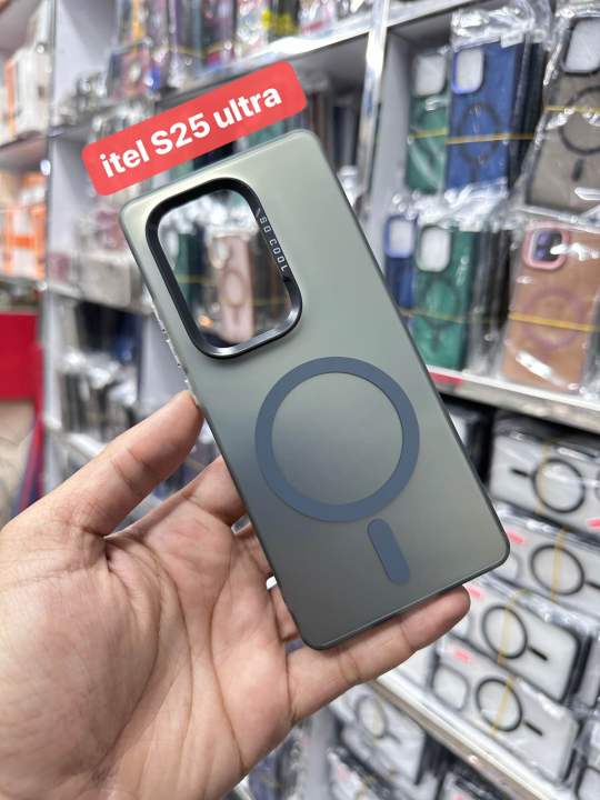 itel S25 Ultra Matte finish premium back cover | Daraz.com.bd