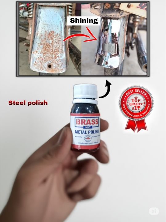 Metal polish | steal polish | Brass MHT Metal Polish – Rust Remover ...