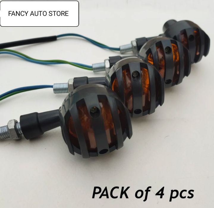 4 pieces plastic Cafe racer indicator's for All bike's | Daraz.pk