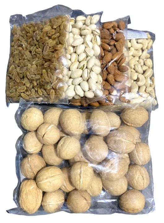 Dry Fruits Combo Kaju-500Gm Badam-500Gm Pista-500Gm Kidmis-500Gm Okhar ...