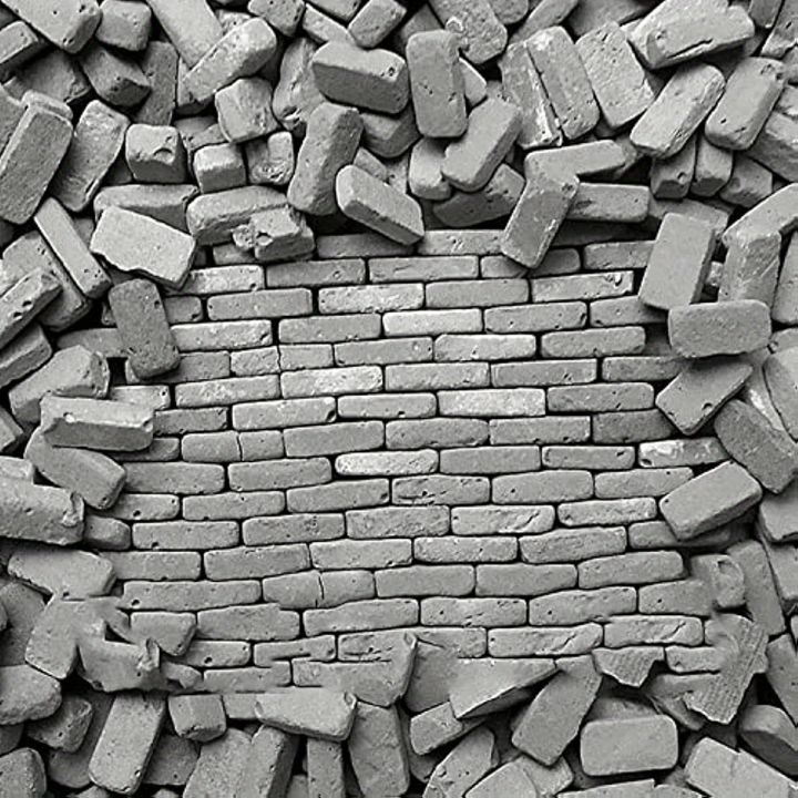 1:35 Scale 150/200 Pieces Mini Bricks For Landscaping Miniature Bricks ...
