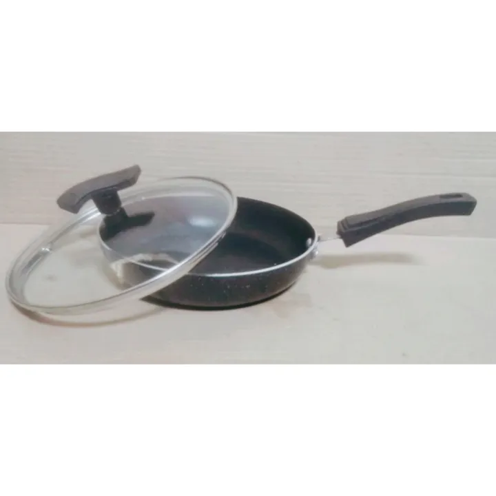 Frying pan nonstick with lid/ 18cm nonstick frying pan with unique ...