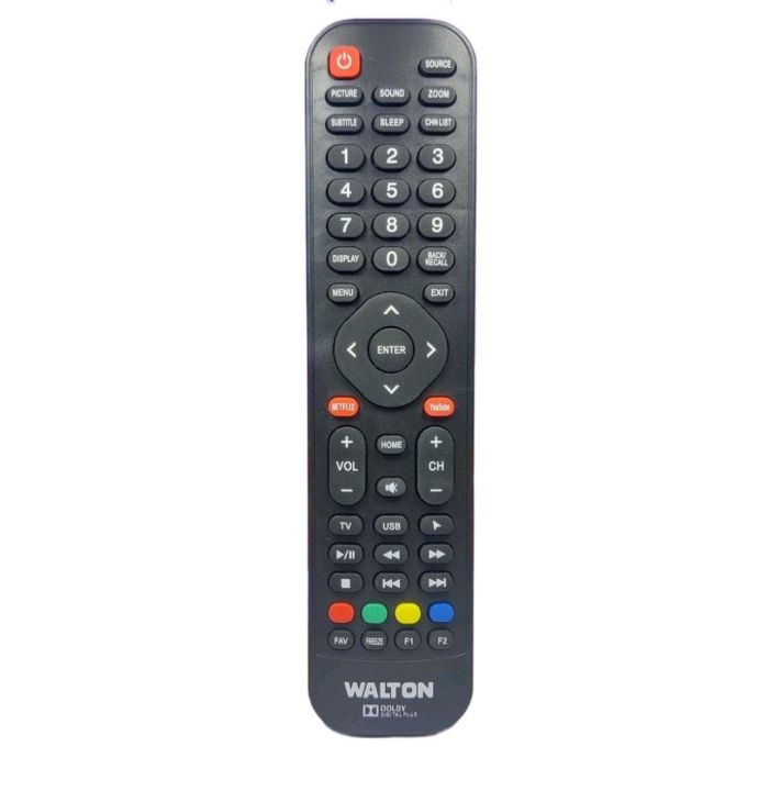 Tv Remote Control For Walton Dolby Digital Smart Led Tv. | Daraz.com.bd