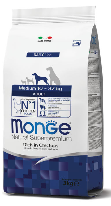 Monge Natural Superpremium Adult Rice and chicken, Dog Food | Daraz.com.np