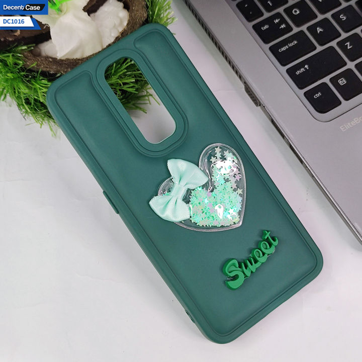 Oppo A5 2020 Cover - Green - Sweet Girls Case with 3D Love Heart Soft ...