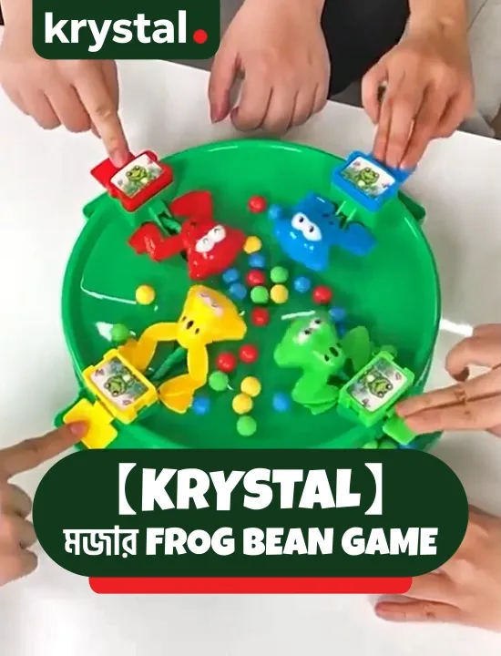 【Krystal】 Greedy Frog Eating Bean Game | 2-Player Interactive Puzzle ...