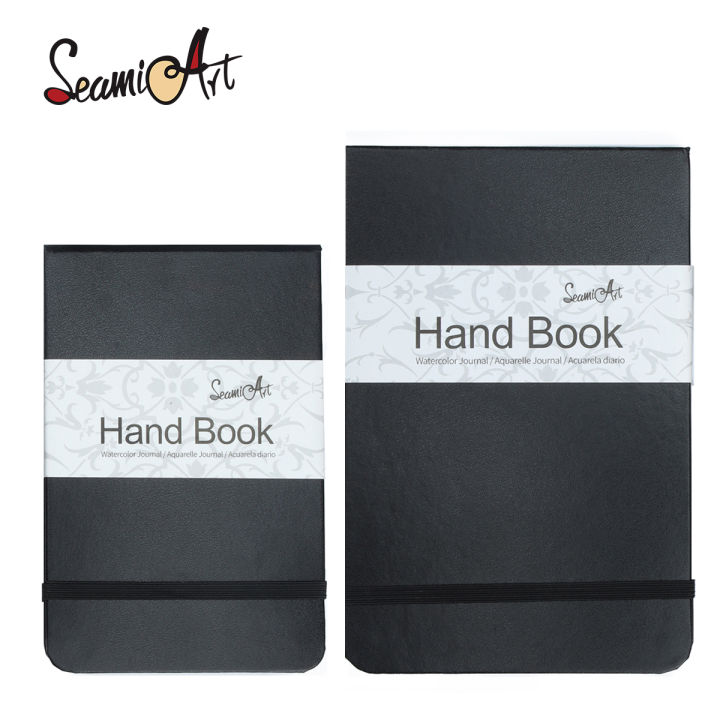 SeamiArt A5/A6 Watercolor Notebook 300g/m 24Sheets Travel Hand Painting ...