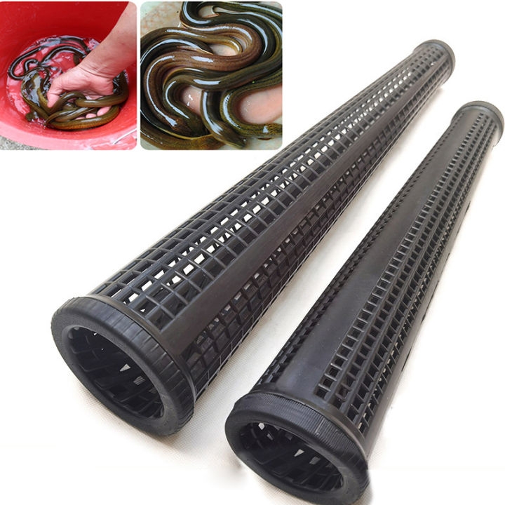 1pcs Black Fish Net Cage Fishnet Finless Eel Loach Trap Fishing Pot ...