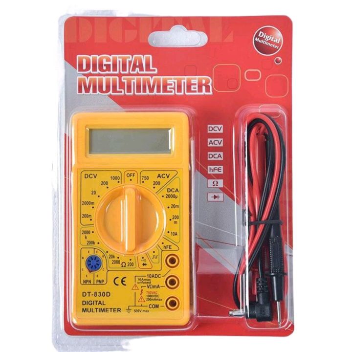 DT 830D Digital Multimeter - DT 830 | Daraz.lk