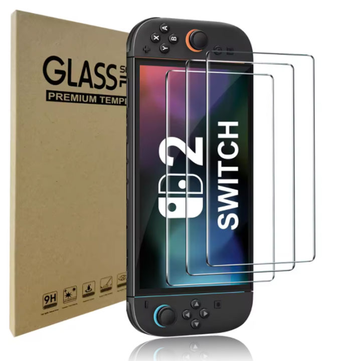 Premium 9H Tempered Glass Screen Protector for Nintendo Switch 2 Anti ...