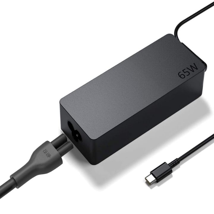 65W USB/Type-C Laptop Power Adapter Compatible For ThinkPad E480 E490 ...
