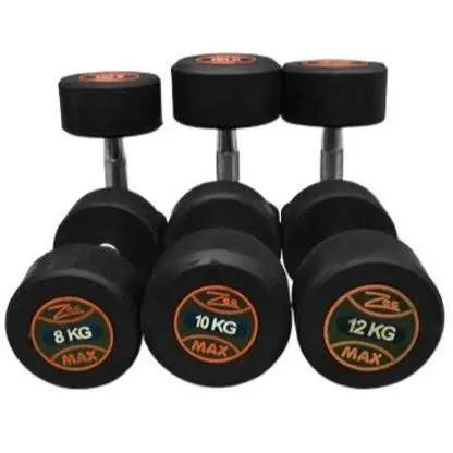 ZEE MAX Rubber Coating Dumbbells (Pair) Best Quality & Price! | Daraz.pk