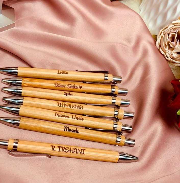 wooden ball pen # name printed # Customized | Daraz.lk