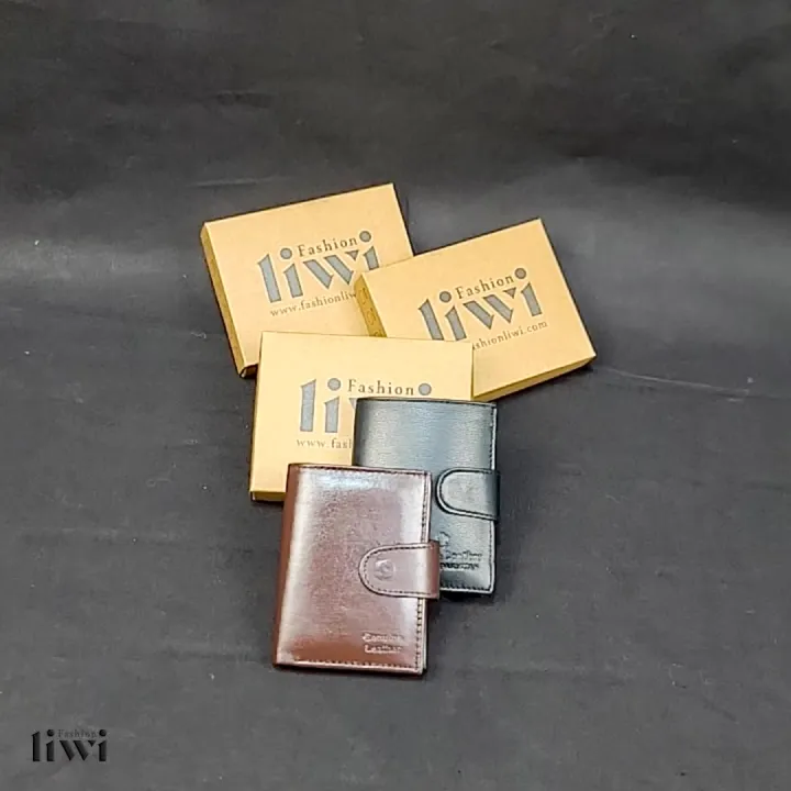 100% Genuine Sheep Leather Trifold Wallet for Men - Soft and Pocket ...