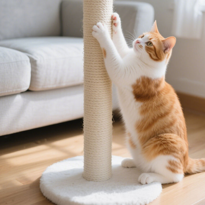 Cat Scratching Post for Cat Tree Tower DIY Cat Climbing Frame ...