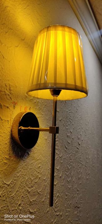 Lamp Shade AB Brass Wall Lights Almunium Frame (Washable Frame ...