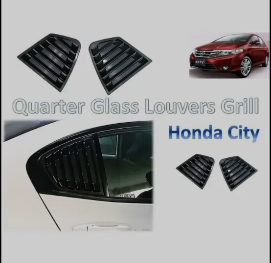 Honda City Quarter Glass Louvers Grill 2009 – 2020 | Daraz.pk