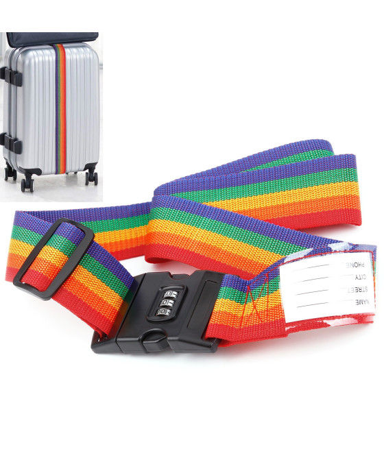 Ludlz Luggage Strap Suitcase Straps Travel Belts Accessories Luggage ...