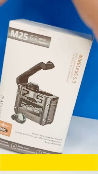 M25 TWS Gaming Earbuds 🎮 | RGB Lights | Ultra Low Latency | Deep Bass ...