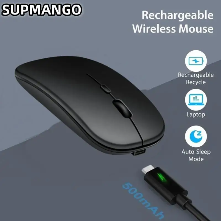 Rechargeable Wireless Gaming Mouse Portable Ergonomic Quiet And Magical ...