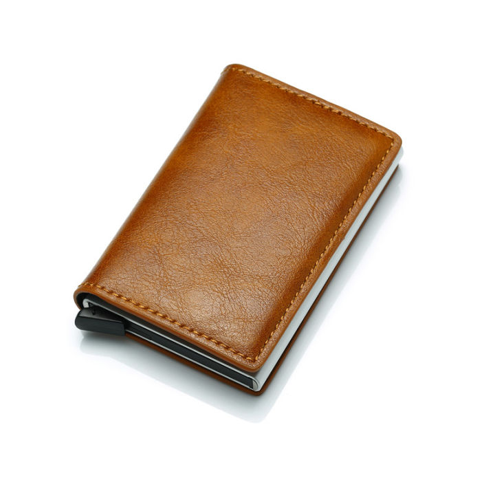 Leather Wallet for Men | Minimalist Wallets with RFID Blocking Layer ...