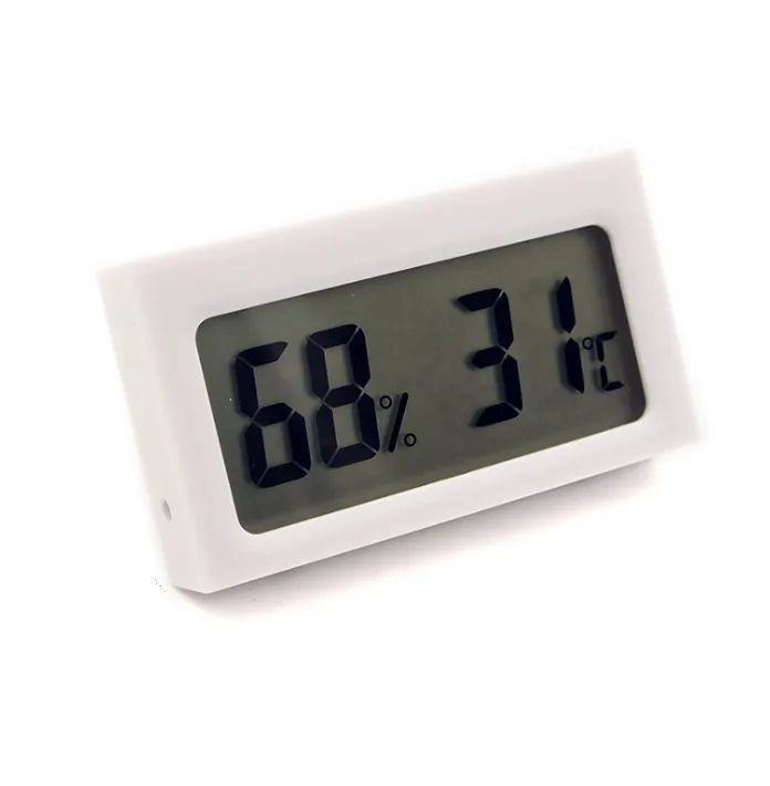 Digital LCD Thermometer Hygrometer for Pet Ant Farm Reptiles Turtle Box ...