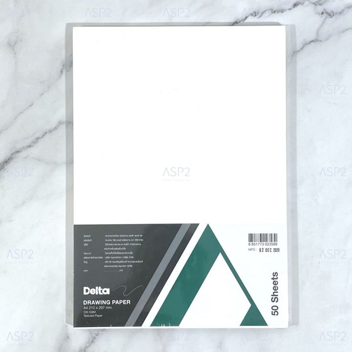 Delta drawing paper A4 size 100 lb. drawing paper (50 sheets/pack ...
