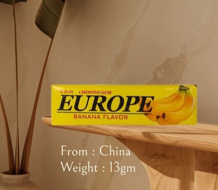 Europe Chewing Gum (Banana) -13gm | Daraz.com.bd