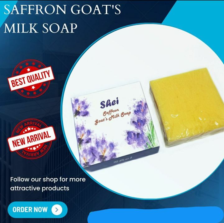 Shei Saffron Flavoured Goat's Milk Soap - 100gm | Daraz.com.bd