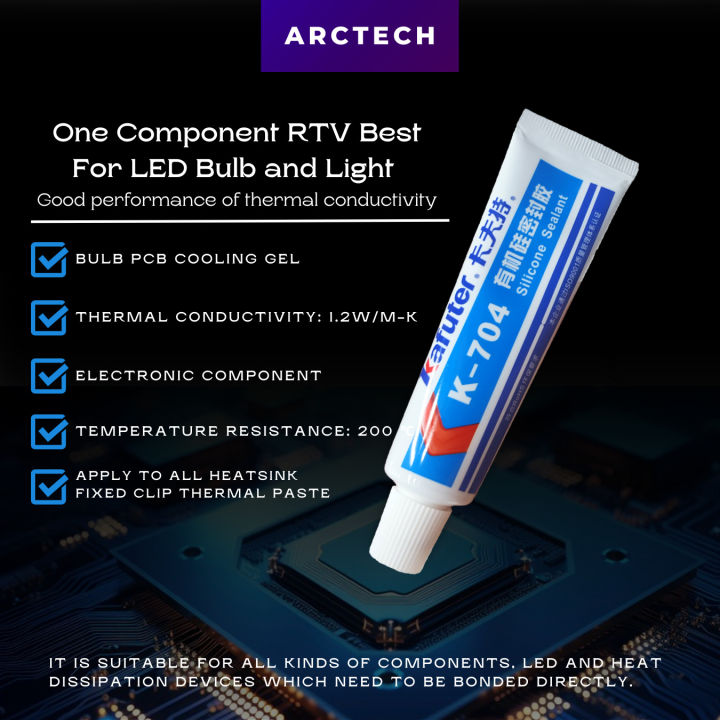 Thermal Conductive Silicone Kafuter RTV Cooling Compound For LED Bulbs ...