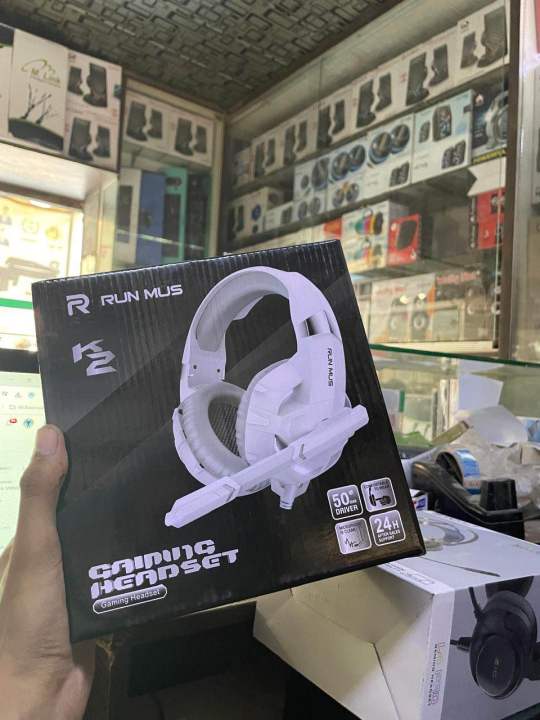 Run mus k2 gaming headphone | Daraz.pk
