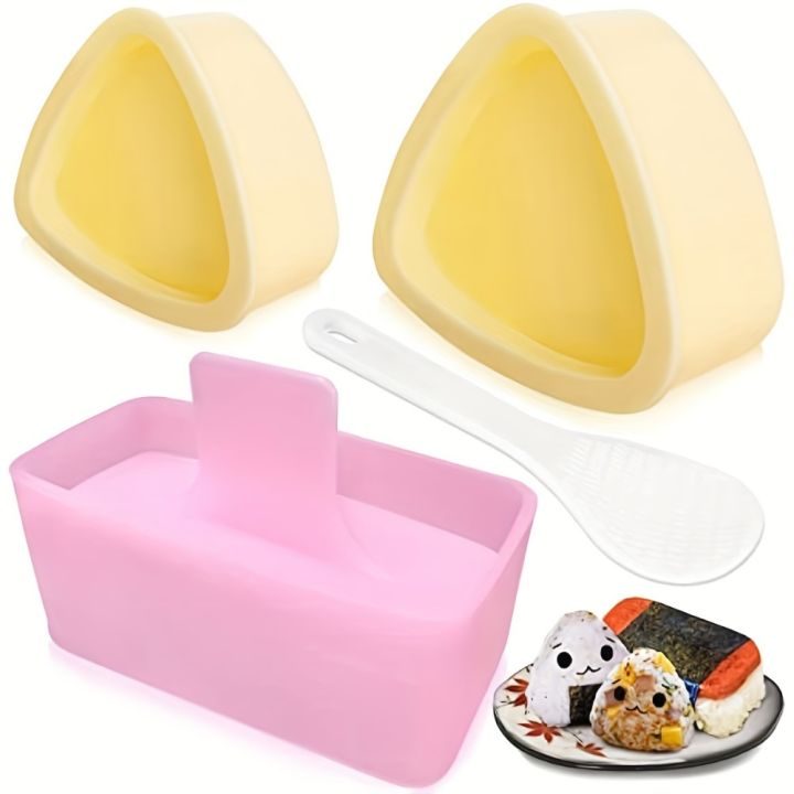 DIY Sushi Mold Maker New Food Press Non Stick Rectangular Triangle ...