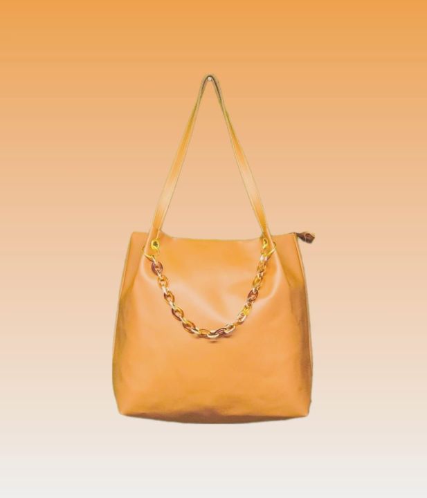 Ladies trendy side bag (Top handle bag/chain embedded) | Daraz.lk