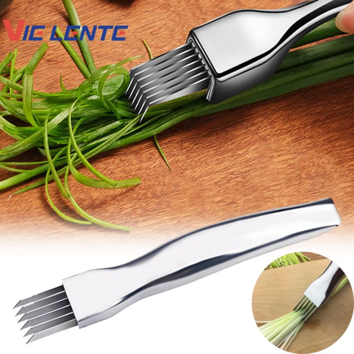 Kitchen Shred Silk The Knife, Stainless Steel Chopped Green Onion Knife ...