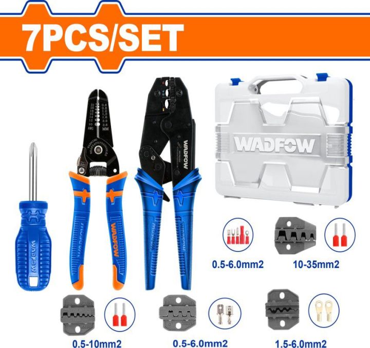 CRIMPING PLIER SET / LUG PUNCH PLIER KIT WITH WIRE STRIPPER/ PLIER ...