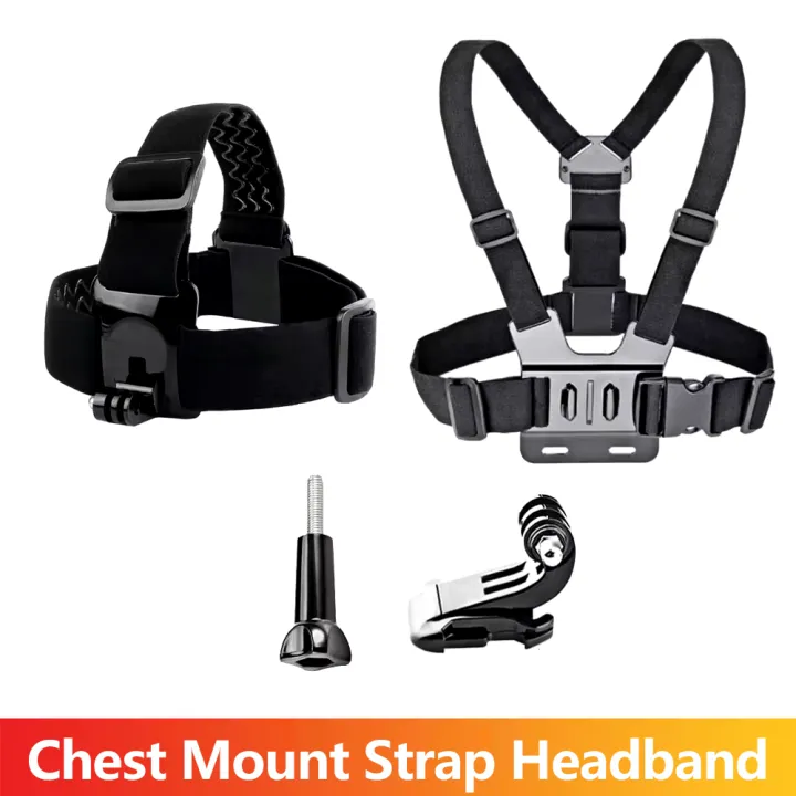 Chest Mount Strap Harness Body Holder Headband for GoPro 13 12 11 10 9 ...