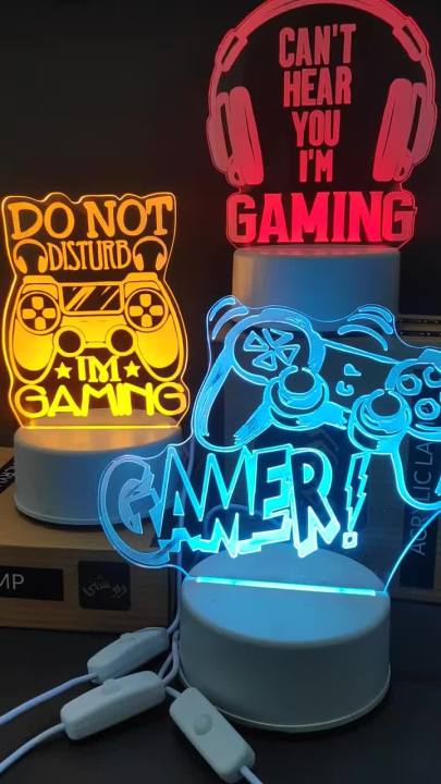 DND IM Gaming Acrylic Lamp (Decor, Night Lamp, Gift) (Perfect Gift For ...