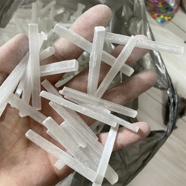 Wholesale100g Selenite Natural Stone Rough Crystals Stick Mineral ...